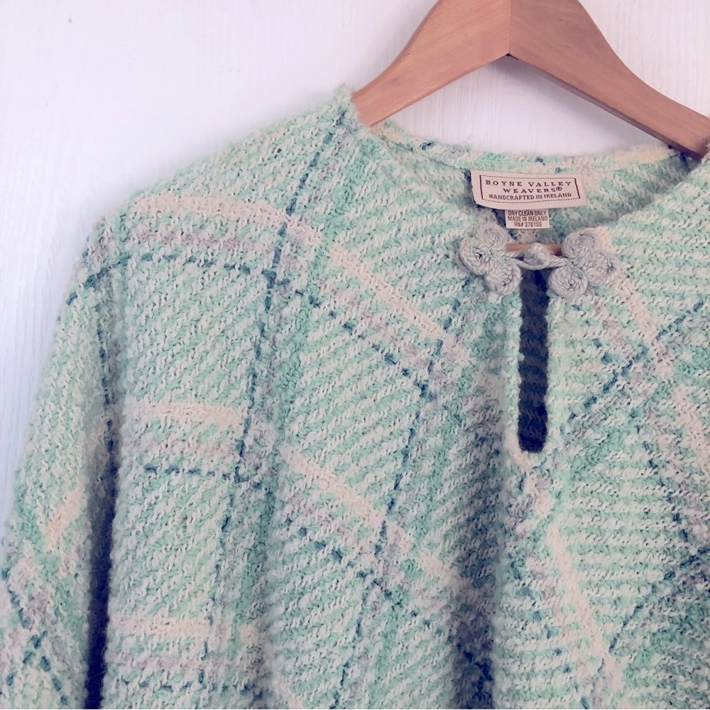 Boyne Valley Weavers Irish Fringed Poncho - Gem